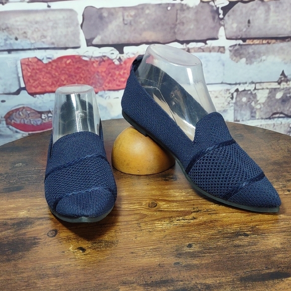 Shoes | Point Toe Crochet Knit Ballet Flats | Poshmark